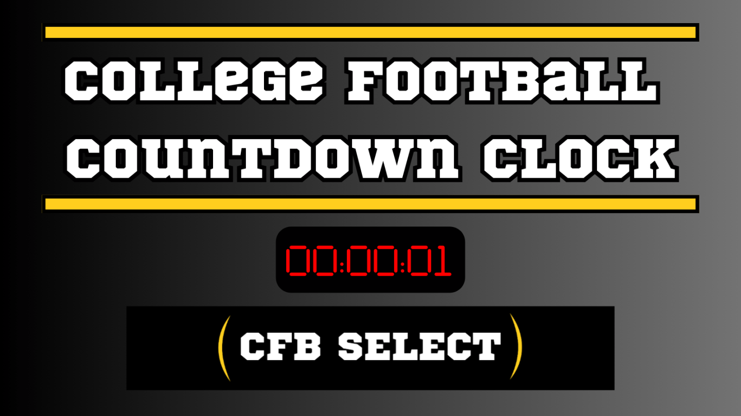 How Many Days Until College Football? – CFB Select